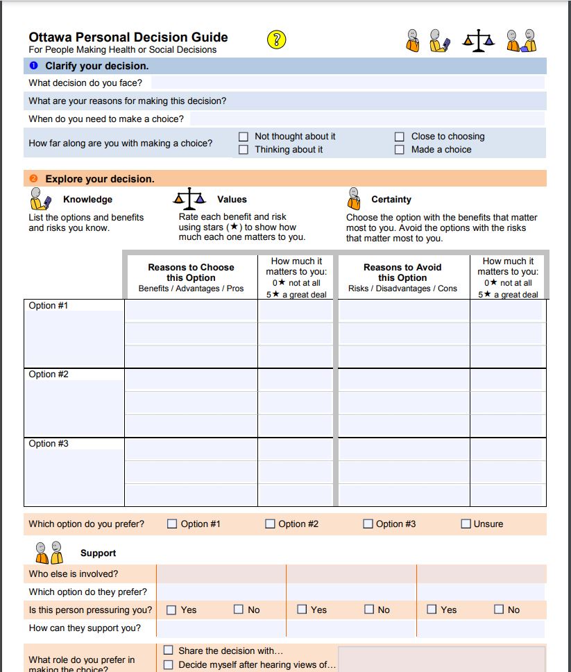 NEW REVIEW: Decision aids for people facing health treatment or ...